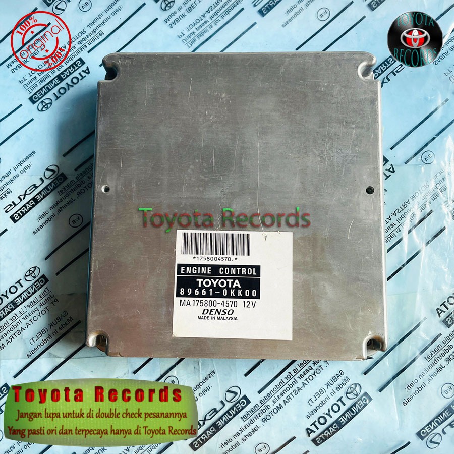 Jual Ecu Engine Control Fortuner Diesel Matic Komputer Mesin New ...