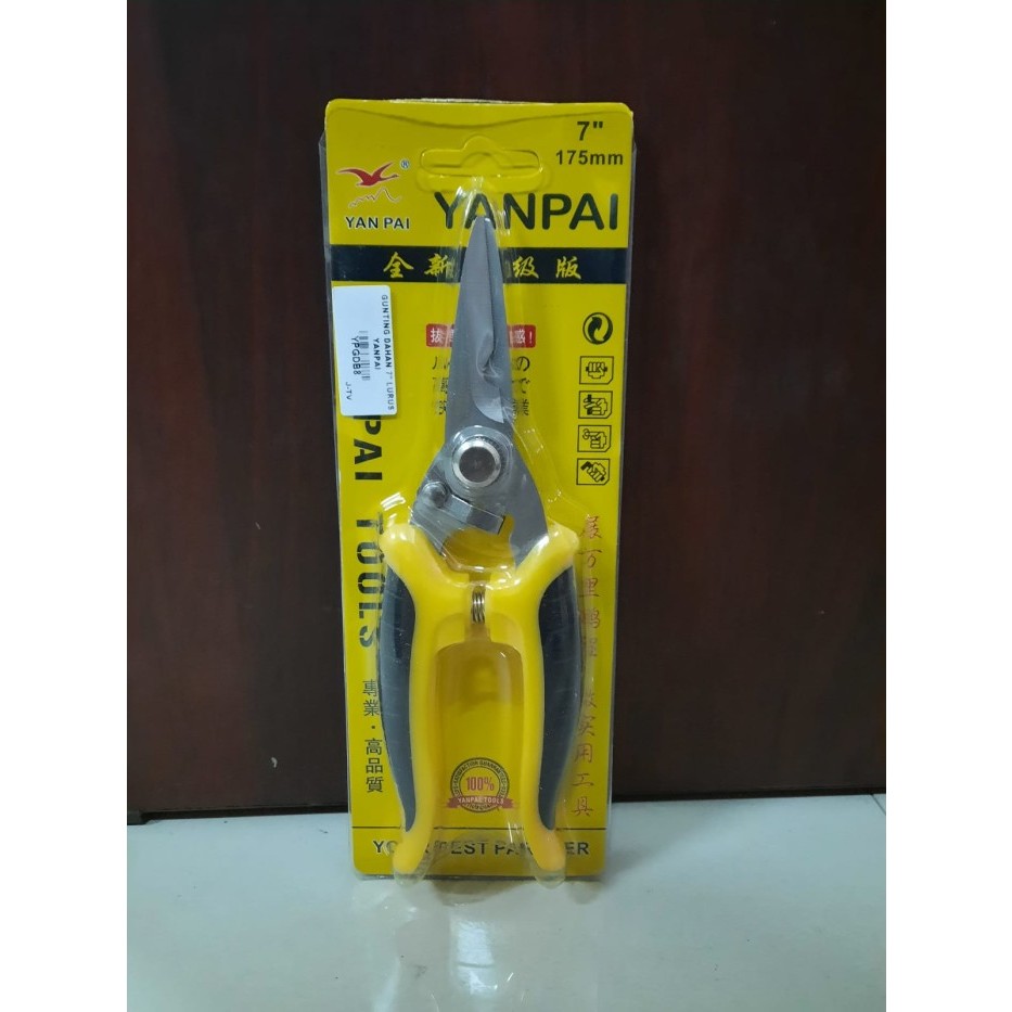 Jual YANPAI 7" Gunting Stainless dan ringan untuk memotong dahan stek ...