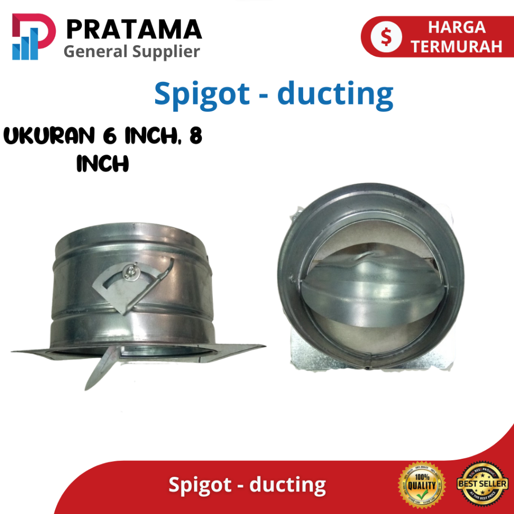 Jual Spigot ducting 6 inch - 8 inch - plat sheet | surabaya | Shopee ...