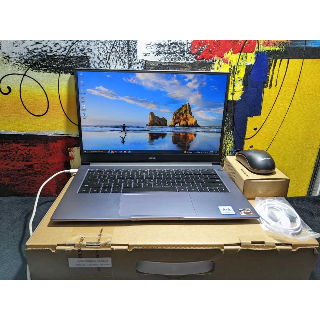 Jual Laptop Gaming Design Huawei Matebook Pro Fullset Backlight Ryzen 7 ...