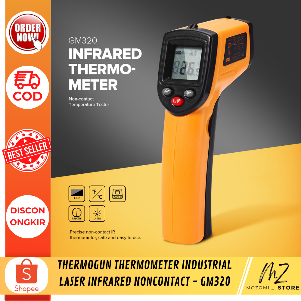 Jual Thermogun Thermometer Industrial Laser Infrared NonContact ...