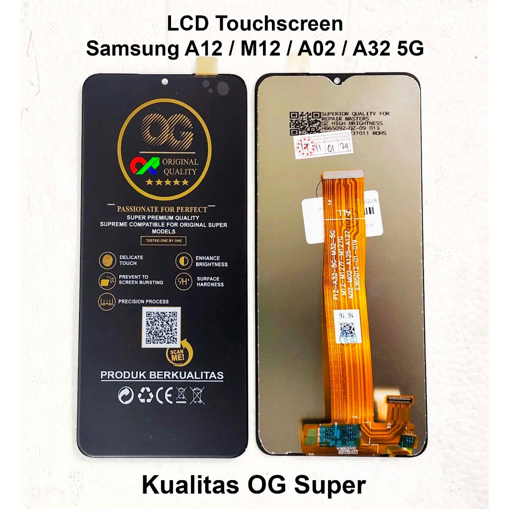 Jual LCD Touchscreen Samsung A12 / M12 / A02 / A32 5G Fullset | Shopee ...