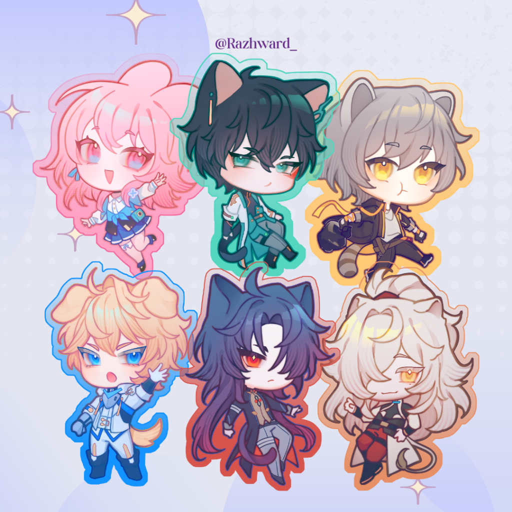Jual HSR Sticker Anime Die Cut | Shopee Indonesia