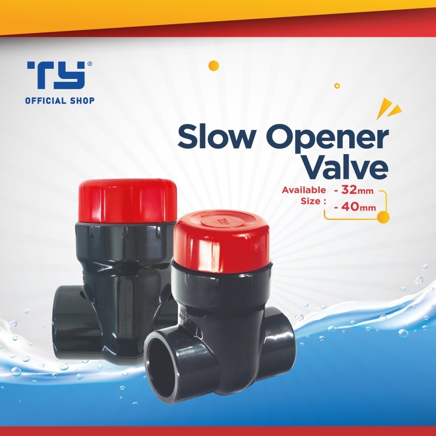 Jual TY V77 Aquarium Slow Opener Gate Valve Pipa Pipe U - PVC by 3 Pawns | Shopee Indonesia