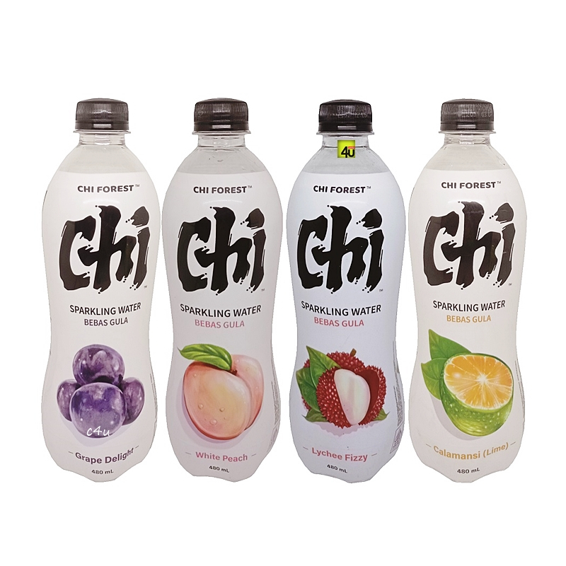 Jual CHI Forest - Sparkling Water Bebas Gula - 480 ml | Shopee Indonesia