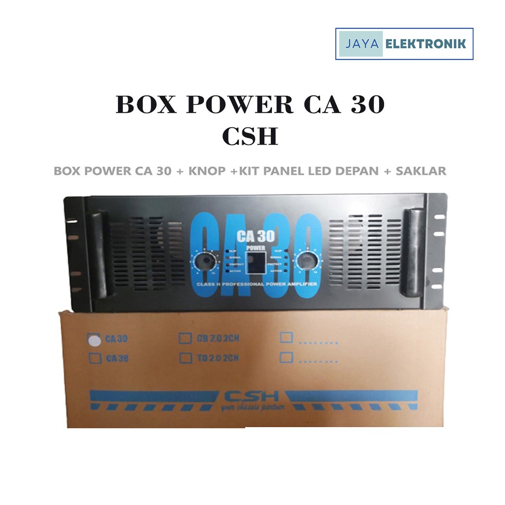 Jual BOX POWER AMPLIFIER CA 30 CSH 2 CHANNEL 4 U / BOX POWER CA 30 CSH ...