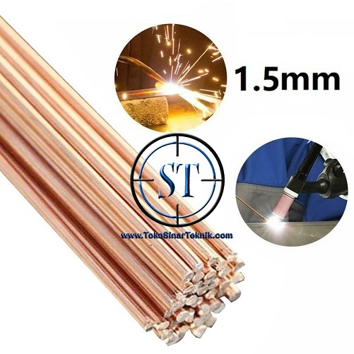 Jual Kawat Las Patri Batang Tembaga Alloy Ukuran 1,5mm x 50cm Welding ...