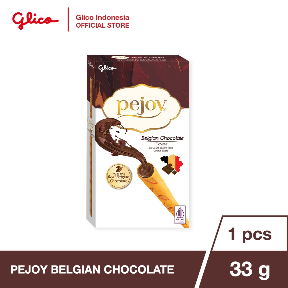 Jual Glico Pejoy Belgian Chocolate Biscuit | Shopee Indonesia
