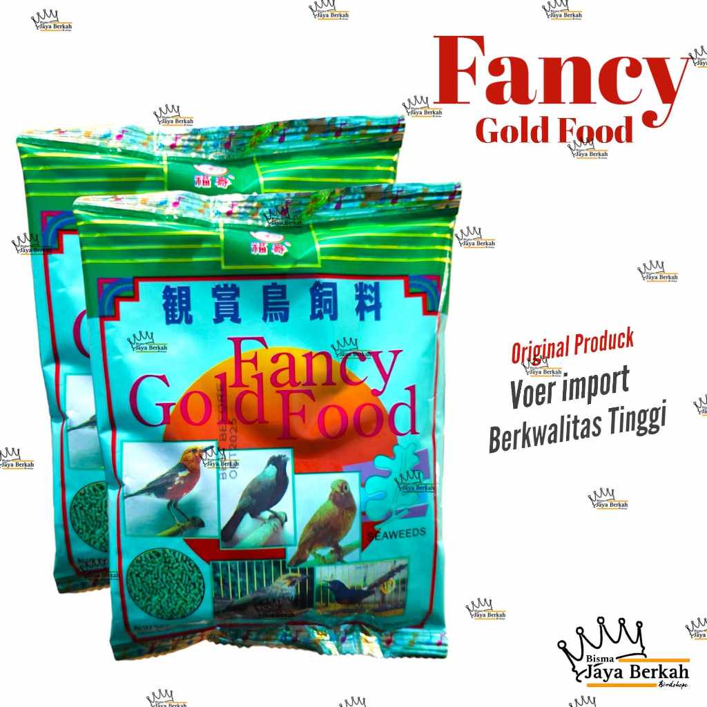 Jual PAKAN BURUNG MURAI BATU KACER ANIS FANCY GOLDFOOD 250 GRAM ...