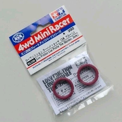 Jual Tamiya 95208 Maroon Low Friction Low Profile Tire Original ...