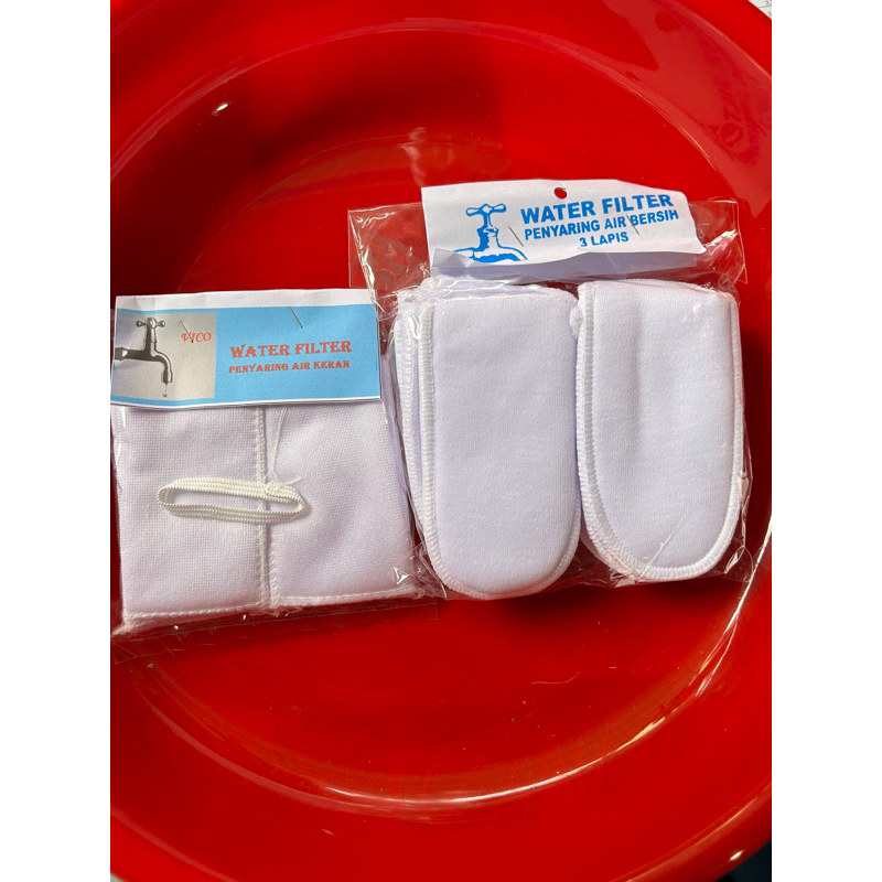 Jual Saringan kain air 3lapis keran water filter penyaring air bersih ...