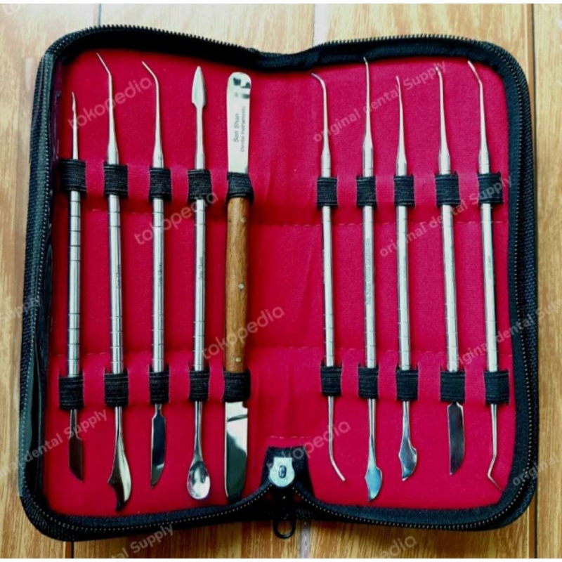 Jual Dental Instrumen set wax carving instrumen prosto carver isi 10 ...