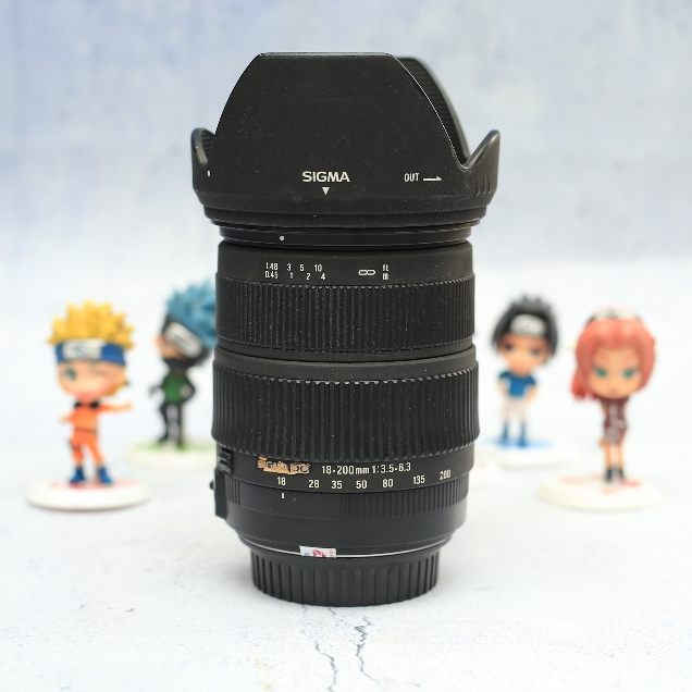 Jual Lensa Sigma DC 18-200mm F3.5 HSM Nikon For Kamera DSLR - Tele Zoom ...