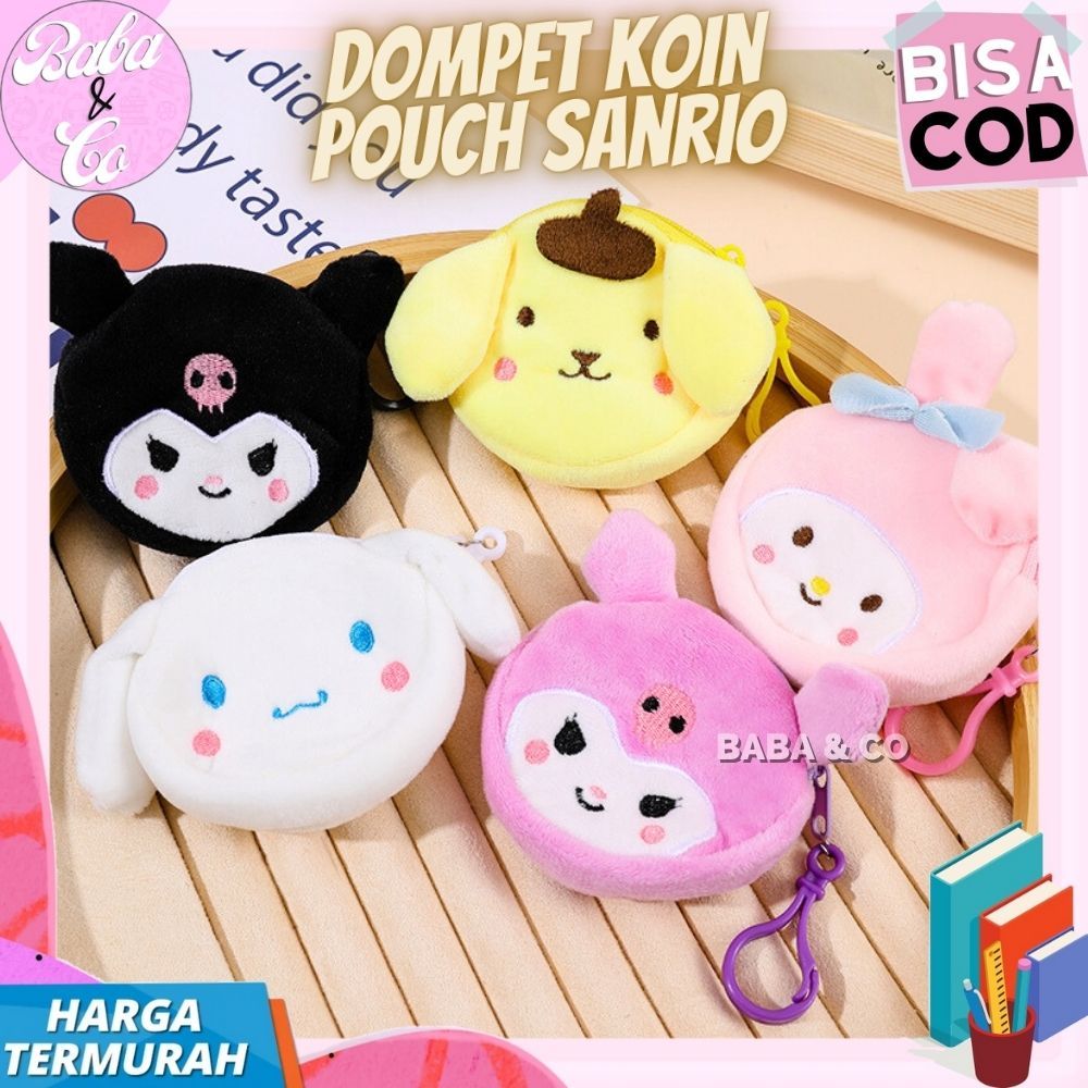Jual DOMPET SANRIO POUCH DOMPET KOIN SANRIO UNIK CINNAMOROLL PURIN ...