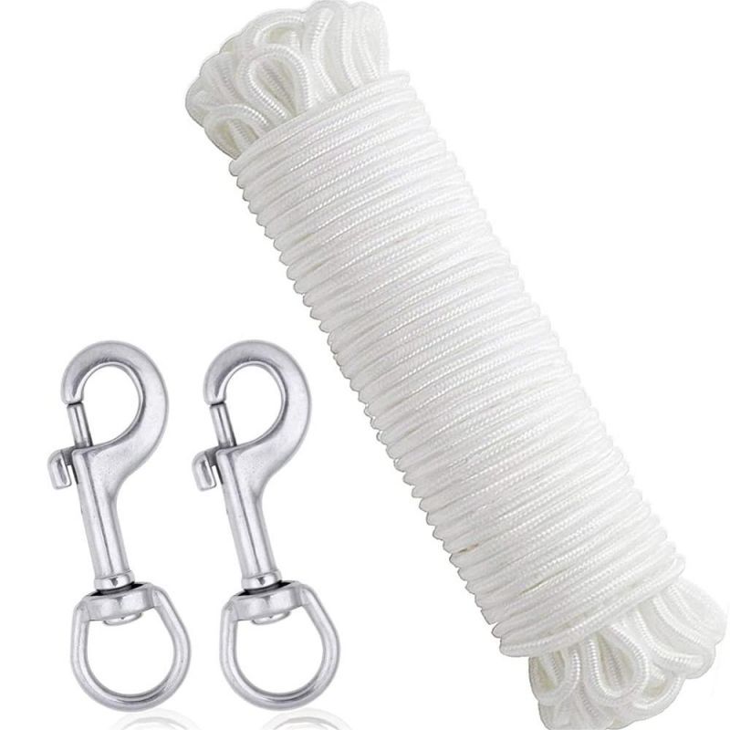 Jual Tali Tiang Bendera 15m Clips Flag Rope Flag Isi 2 Pengait Bendera ...