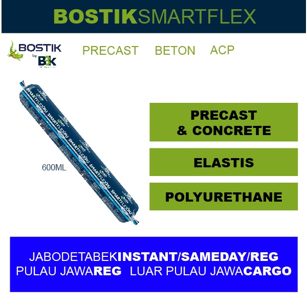 Jual PU BOSTIK Smart Flex SmartFlex construction sealant 600ml | Shopee Indonesia