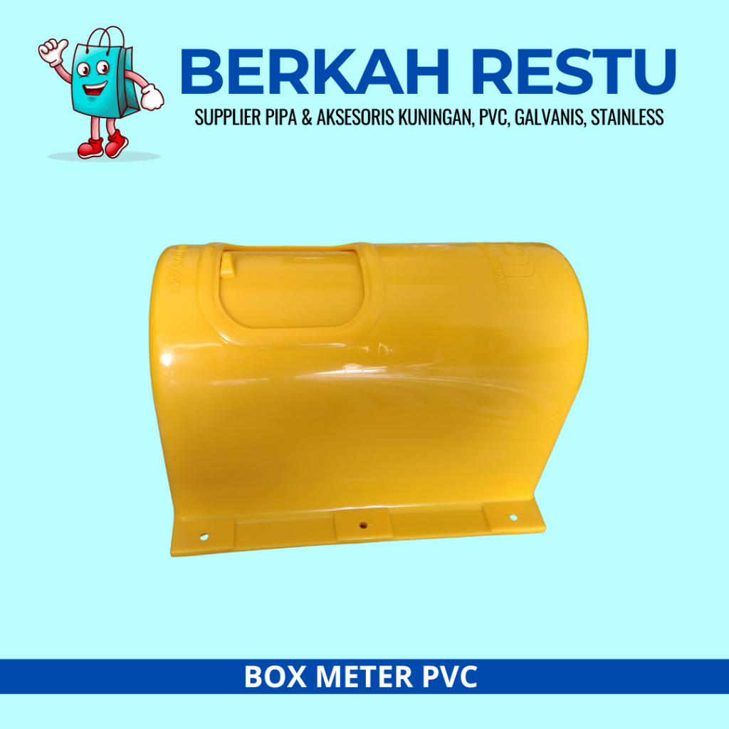 Jual ALINCO Box Meter/Box Water Meter PVC/Plastik Warna Biru/Kuning ...