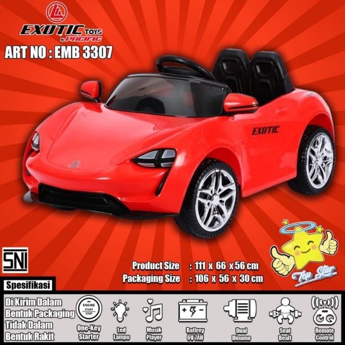 Jual Mobil Mobilan Aki EXOTIC EMB 3307 Mainan Anak | Shopee Indonesia