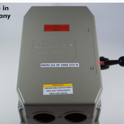 Jual TERMURAH MERZ Handle GA 3P 16A 25A 32A 40A 63A 100A 125A ON-OFF ...