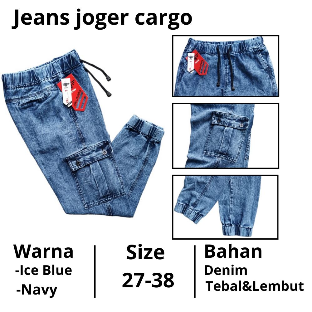 Jual Celana Panjang Joger Cargo Jeans Unisex Terbaru Tidak Luntur ...