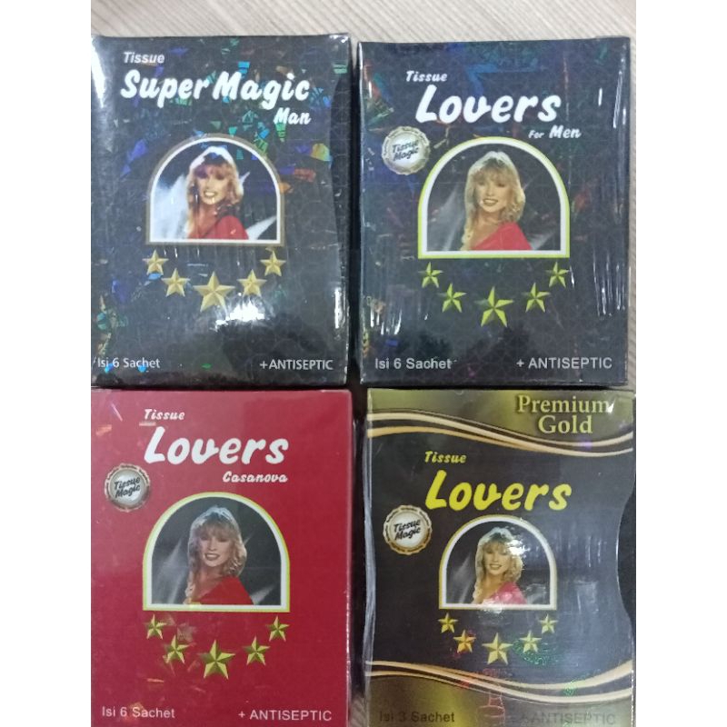 Jual Tissue Super Magic Man (nama baru LOVERS) Gold/ hitam | Shopee ...