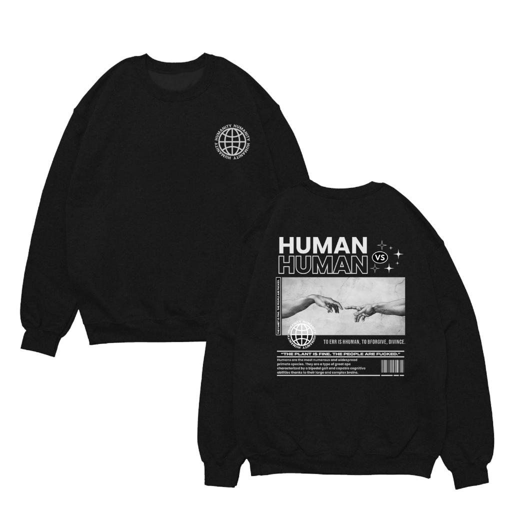 Jual Crewneck Sweater Suiter Switer Aeshtetic Pria Wanita Gambar Simple ...