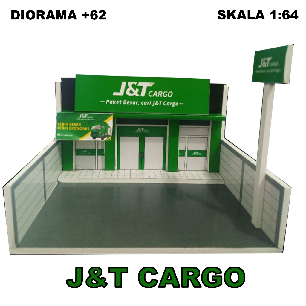 Jual DIORAMA / MINIATUR JNT CARGO SKALA 64 BAHAN FULL PVC BOARD ...