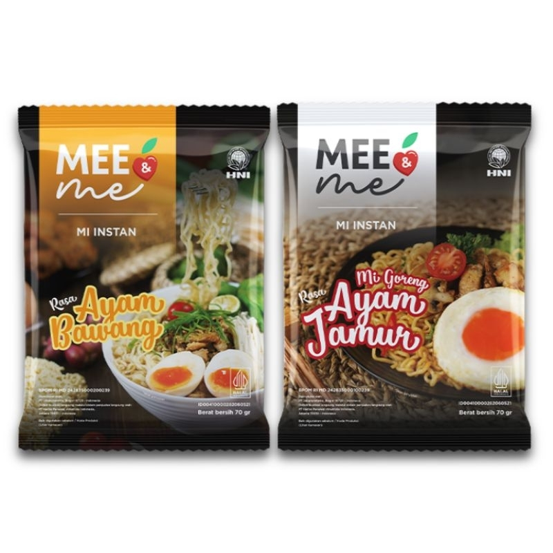 Jual Mee & Me HNI HPAI - Mie Instan HNI BPOM Halal MUI - Mie Kuah Rasa Ayam Bawang & Mie Goreng ...
