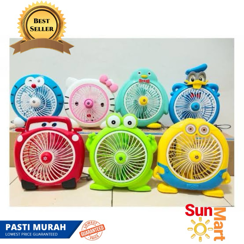 Jual Kipas Angin Mini 8 inch karakter murah Advance / Kipas Meja ...
