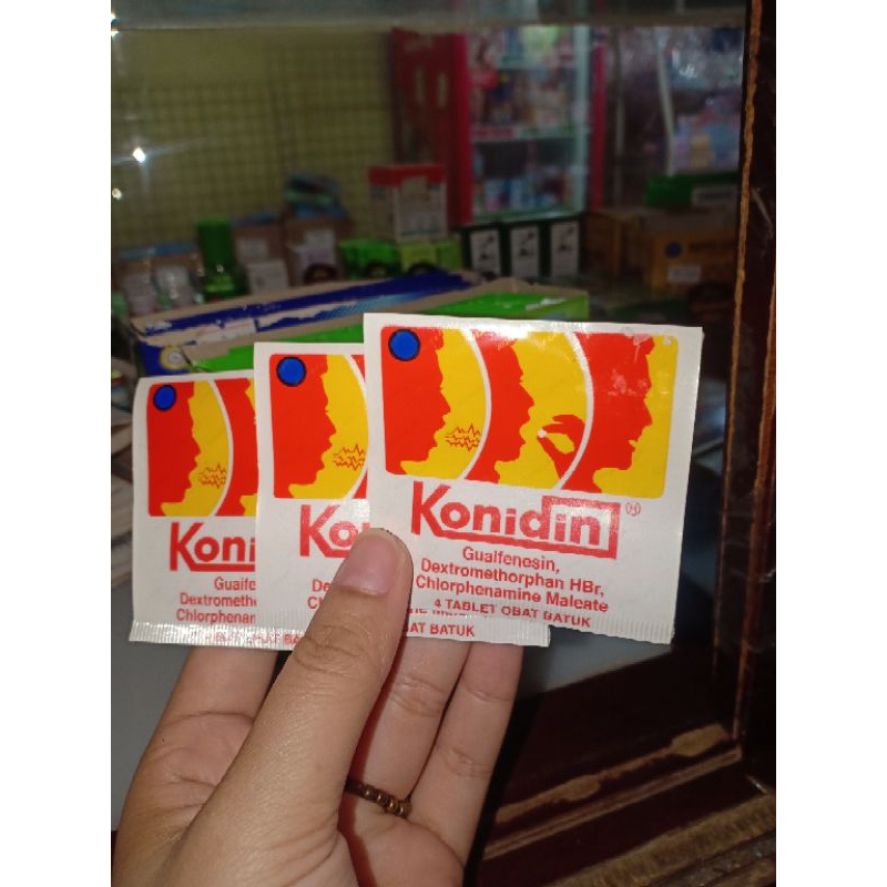 Jual KONIDIN 1 PPN ISI 4 TABLET/OBAT BATUK | Shopee Indonesia