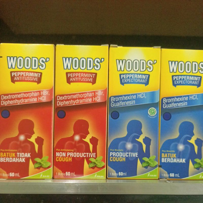 Jual WOODS Merah//Biru 60ml | Shopee Indonesia