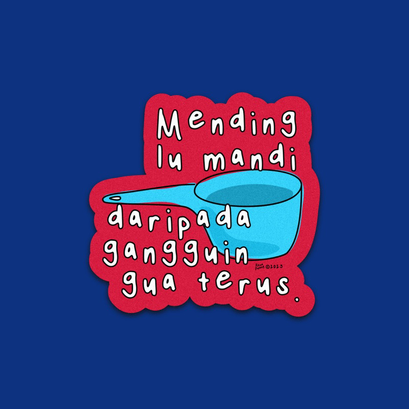 Jual Stiker Mending Mandi | Raina Pulang | Shopee Indonesia