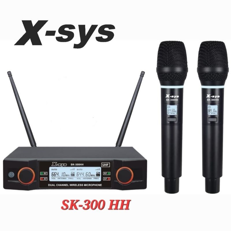 Jual Mic Wireless Merk X-sys model SK-300HH | Shopee Indonesia
