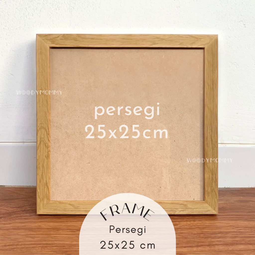 Jual Frame Persegi 25x25 cm - Bingkai Foto Poster Kotak Square 25x25cm ...