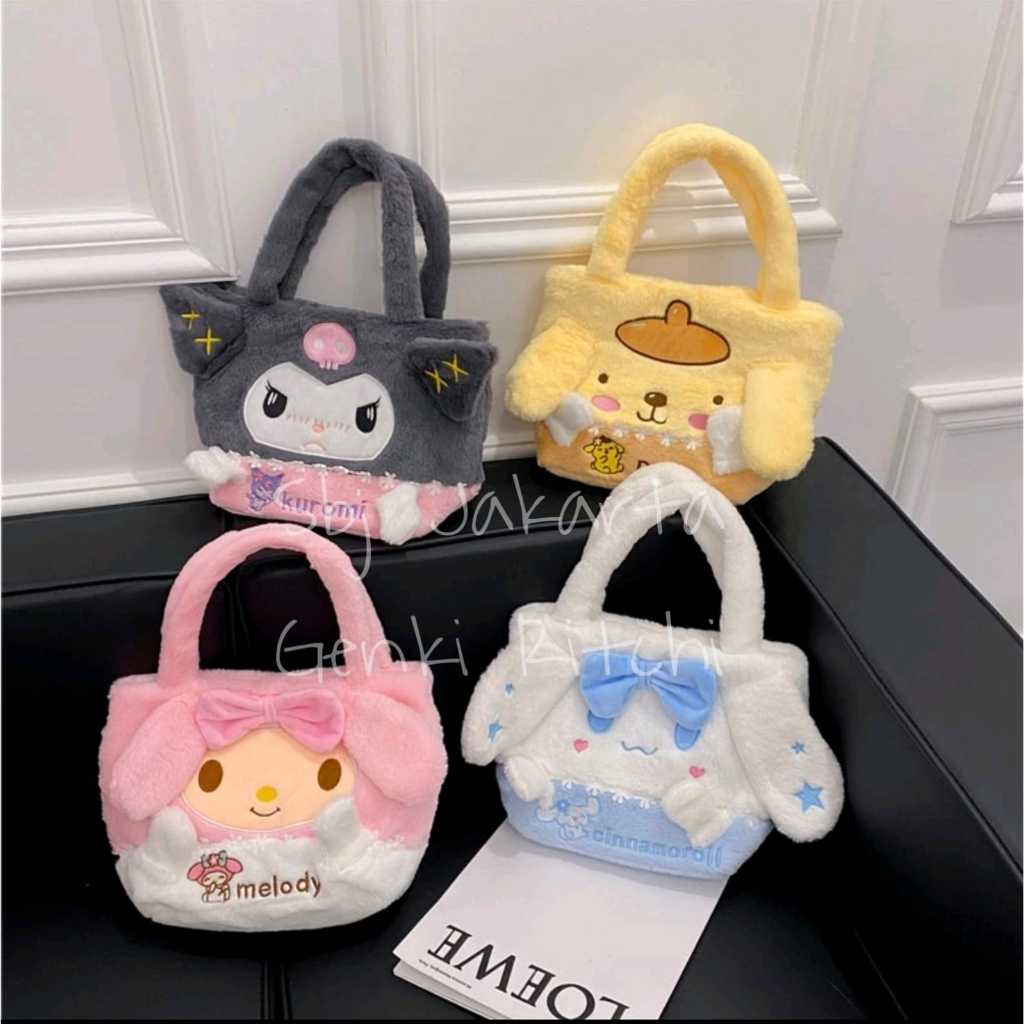 Jual Tas anak tas tote Shoulder bag tas bahu sanrio fighting fluffy ...