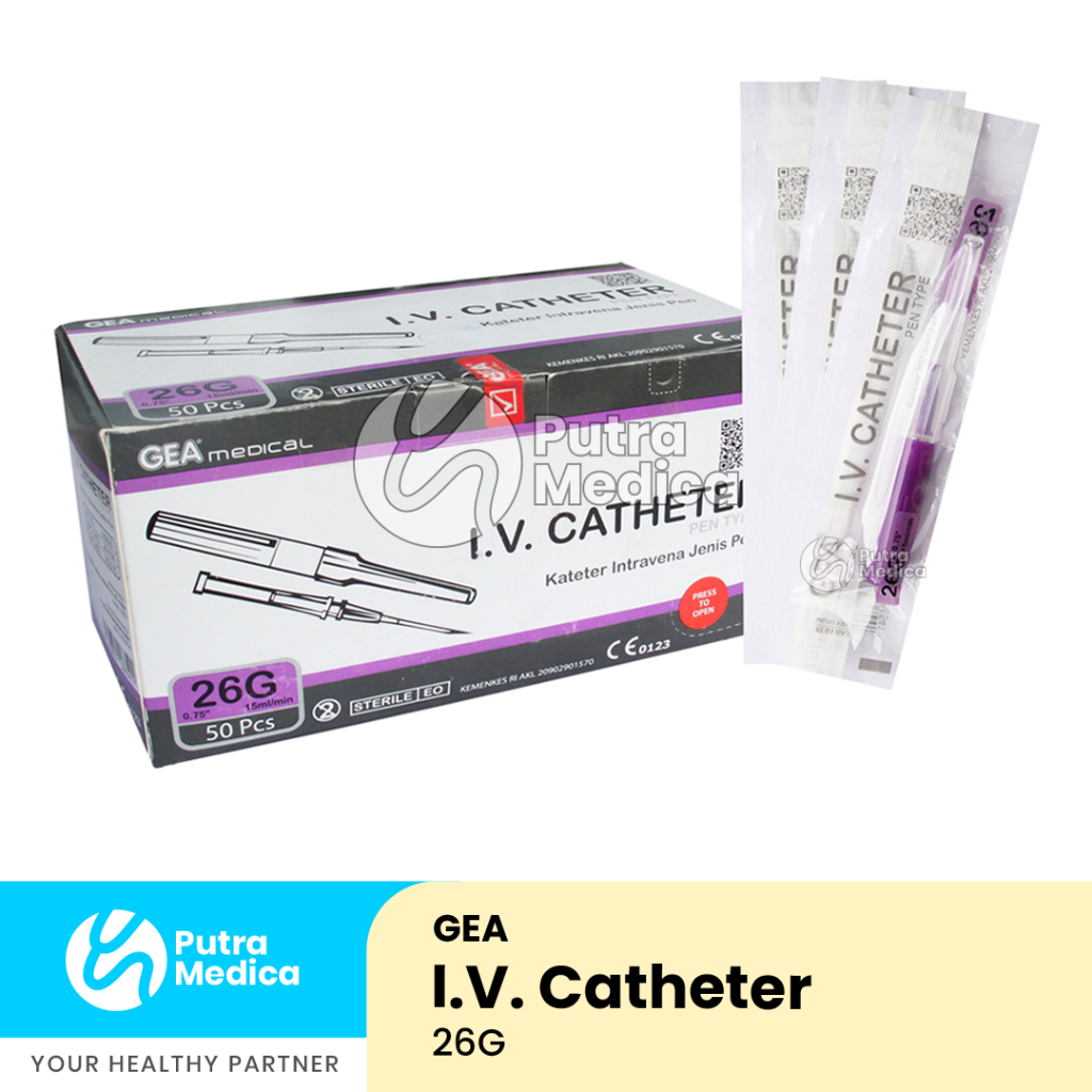Jual Gea IV Catheter - 1 Box / Abocath Infus Cateter / Alat Medis ...