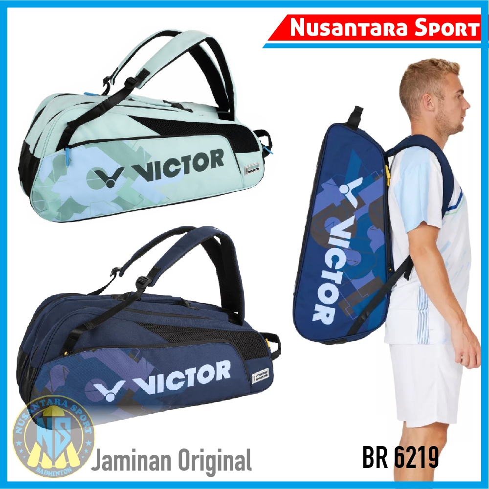 Jual New!! Tas Raket Badminton Victor BR6219 / BR6219 - B | Shopee ...