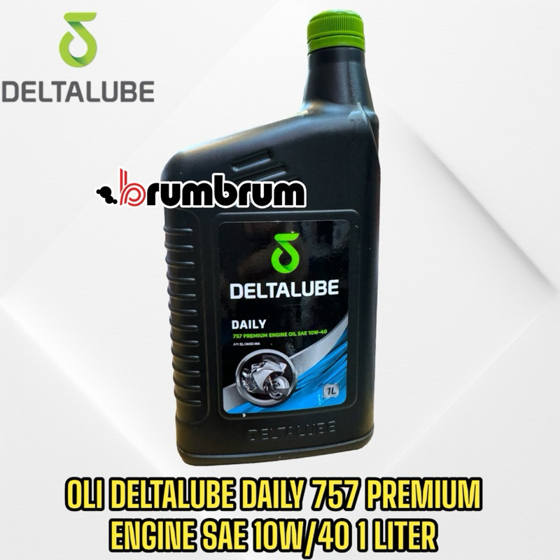Jual OLI DELTALUBE DAILY 757 PREMIUM ENGINE SAE 10W/40 1 LITER | Shopee ...