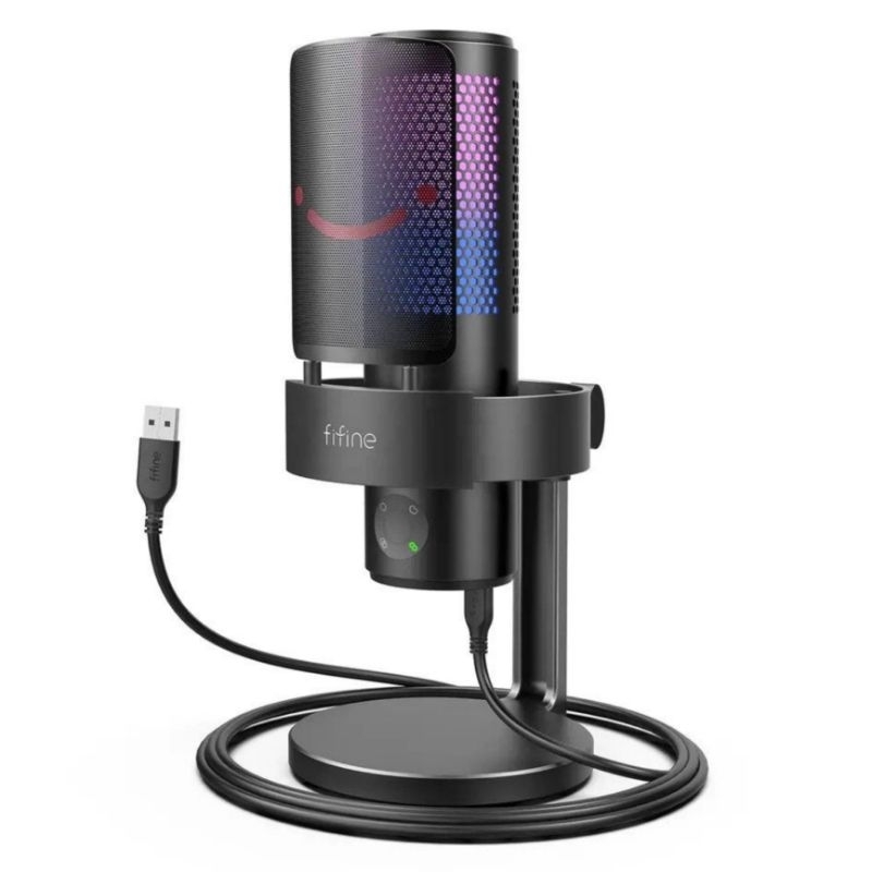 Jual Fifine A8 Plus Ampligame - Multi Pattern USB Condenser Mic with ...