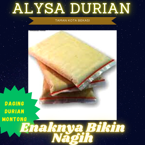 Jual Daging Durian Montong Alysa 1 Kg | Shopee Indonesia