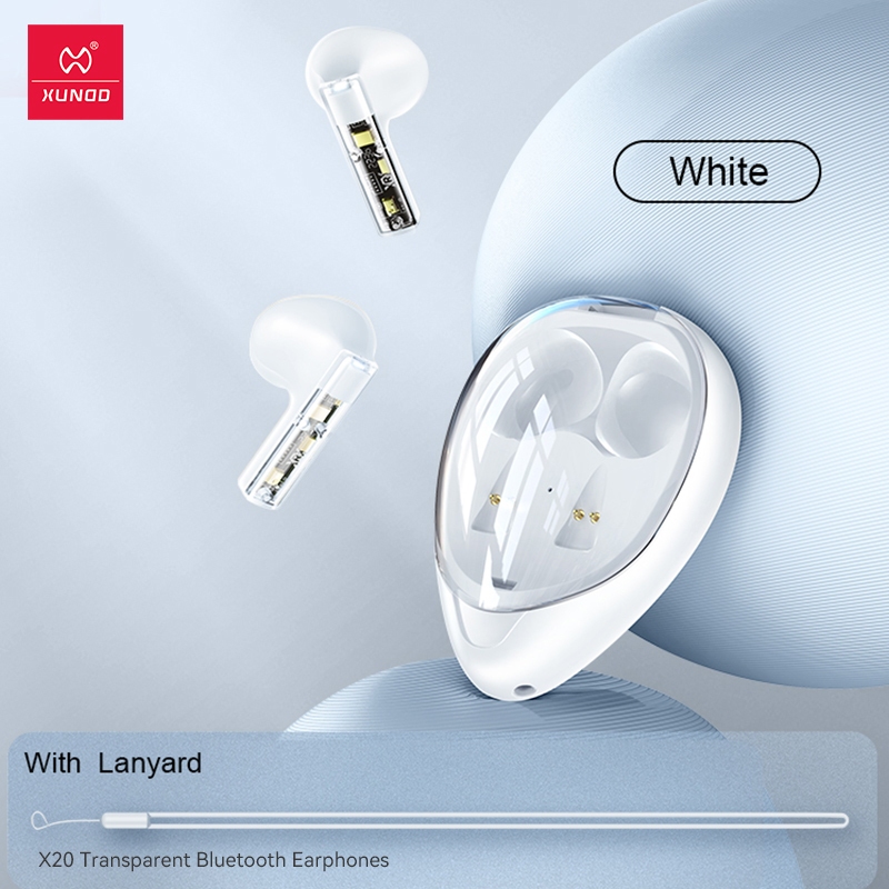 Jual XUNDD X20 Earphone Bluetooth V5.3 TWS Transparan Headset Sentuh ...