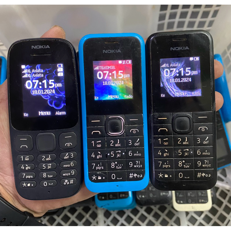 Jual Hp Nokia jadul 105 second /Nokia 105 Dual sim second Batangan second | Shopee Indonesia