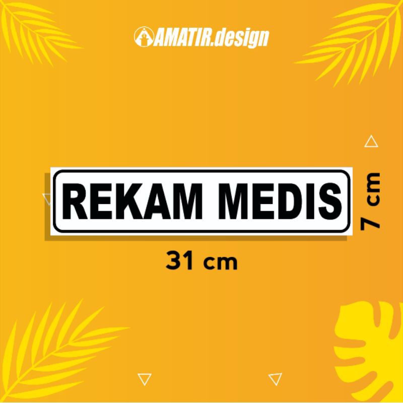 Jual STIKER RUMAH SAKIT, STIKER KLINIK, STIKER PUSKESMAS (Bahan Vinyl ...