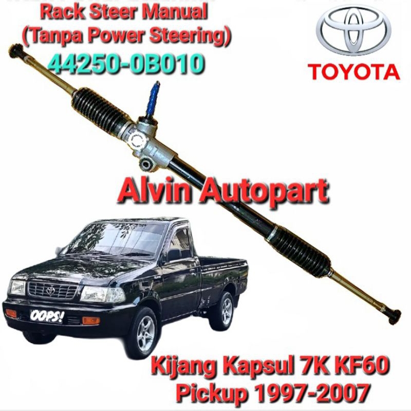 Jual RACK STEER RACK STEERING BAK STIR RACK STIR MANUAL KIJANG KAPSUL 7K PICKUP KF60 1999-2007 ...