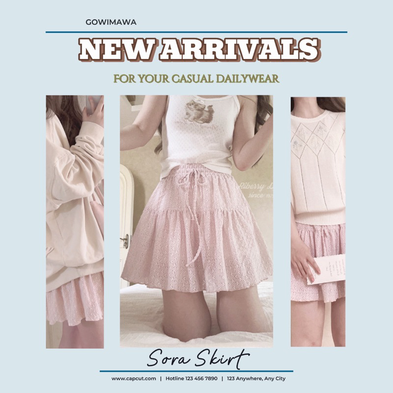 Jual Sora Skirt /Skirt korean style | Shopee Indonesia