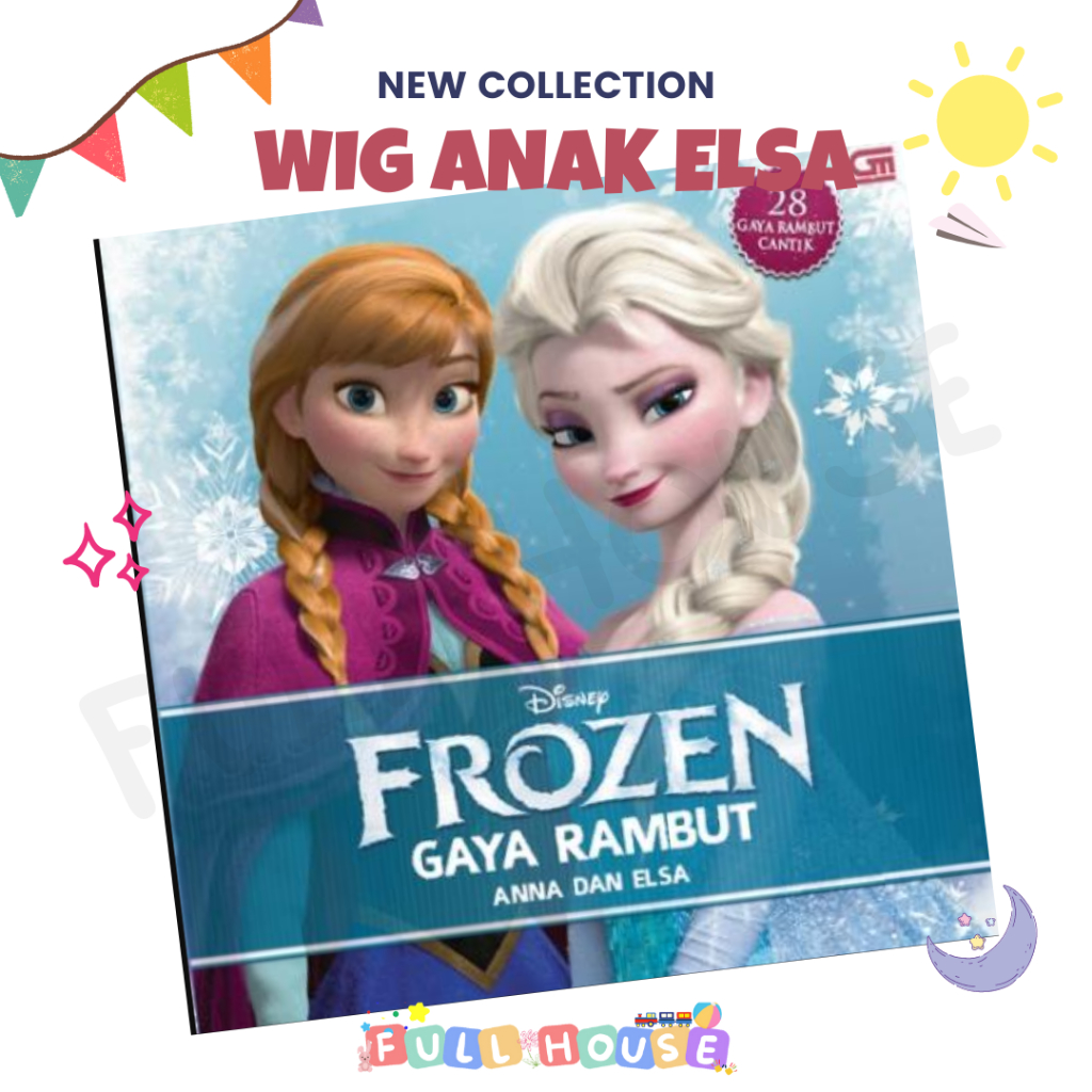 Jual WIG GAYA RAMBUT ELSA COSPLAY ANAK | Shopee Indonesia