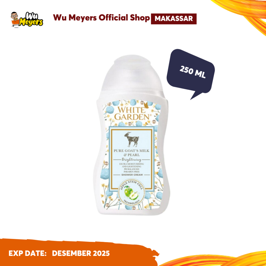 Jual White Garden Pure Goats Milk & Pearl 250mL | Shower Cream Sabun ...