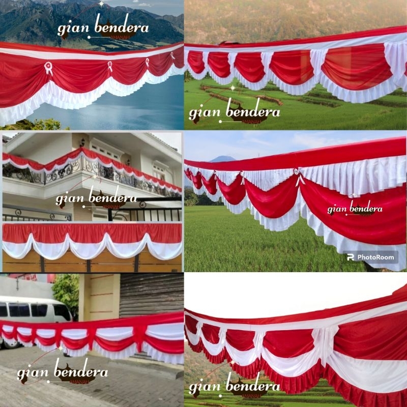 Jual BENDERA BEKGROUND SULTAN MERAH PUTIH ABUTAI 17 agustus | Shopee ...