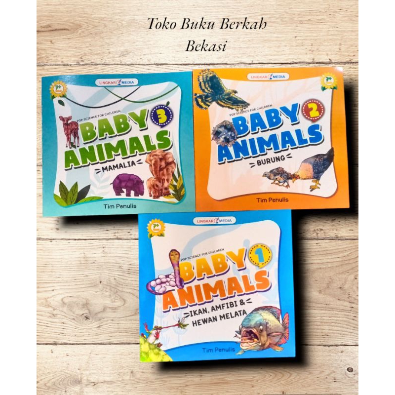 Jual buku Baby animals full color (19×19 cm) | Shopee Indonesia