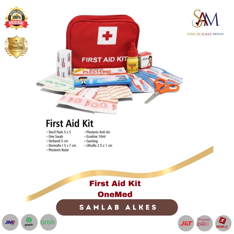 Jual Kotak P3K Komplit Onemed Model Tas / First Aid Kit / P3K Travel ... Jual Kotak P3K Komplit Onemed Model Tas / First Aid Kit / P3K Travel ...